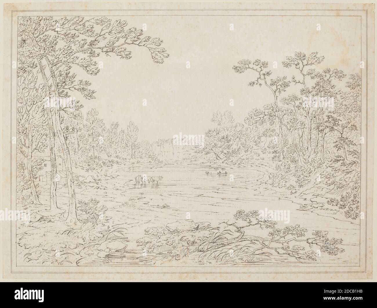 Thomas Doughty, (artist), American, 1791 - 1856, Pennsylvania Landscape ...