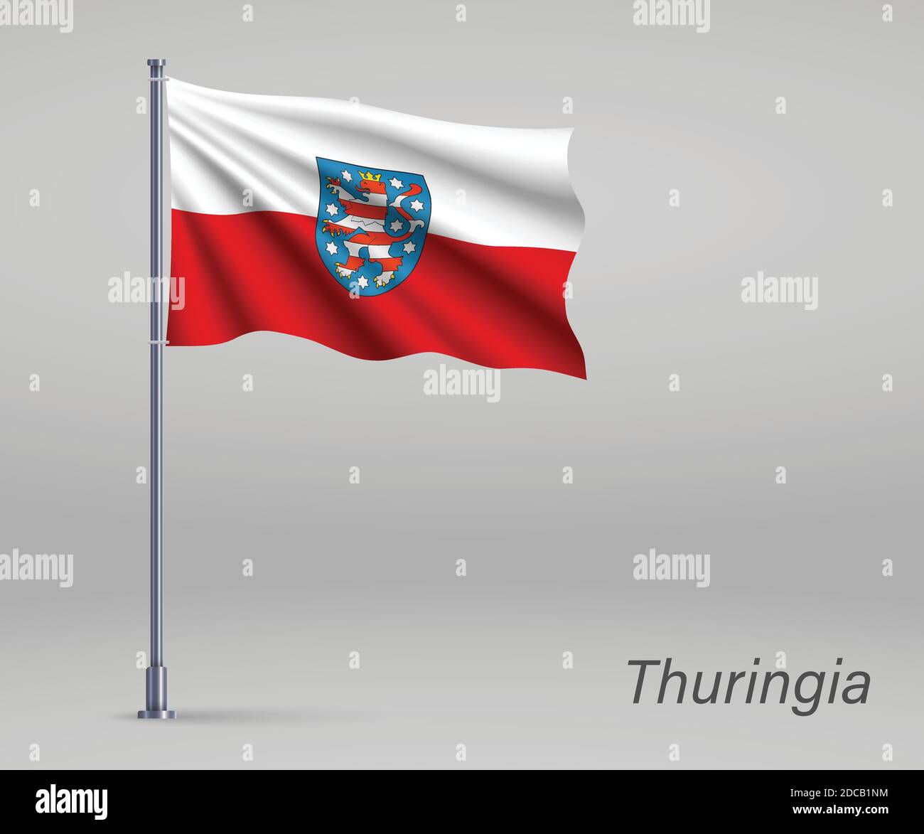 Flag of thuringia hi-res stock photography and images - Alamy