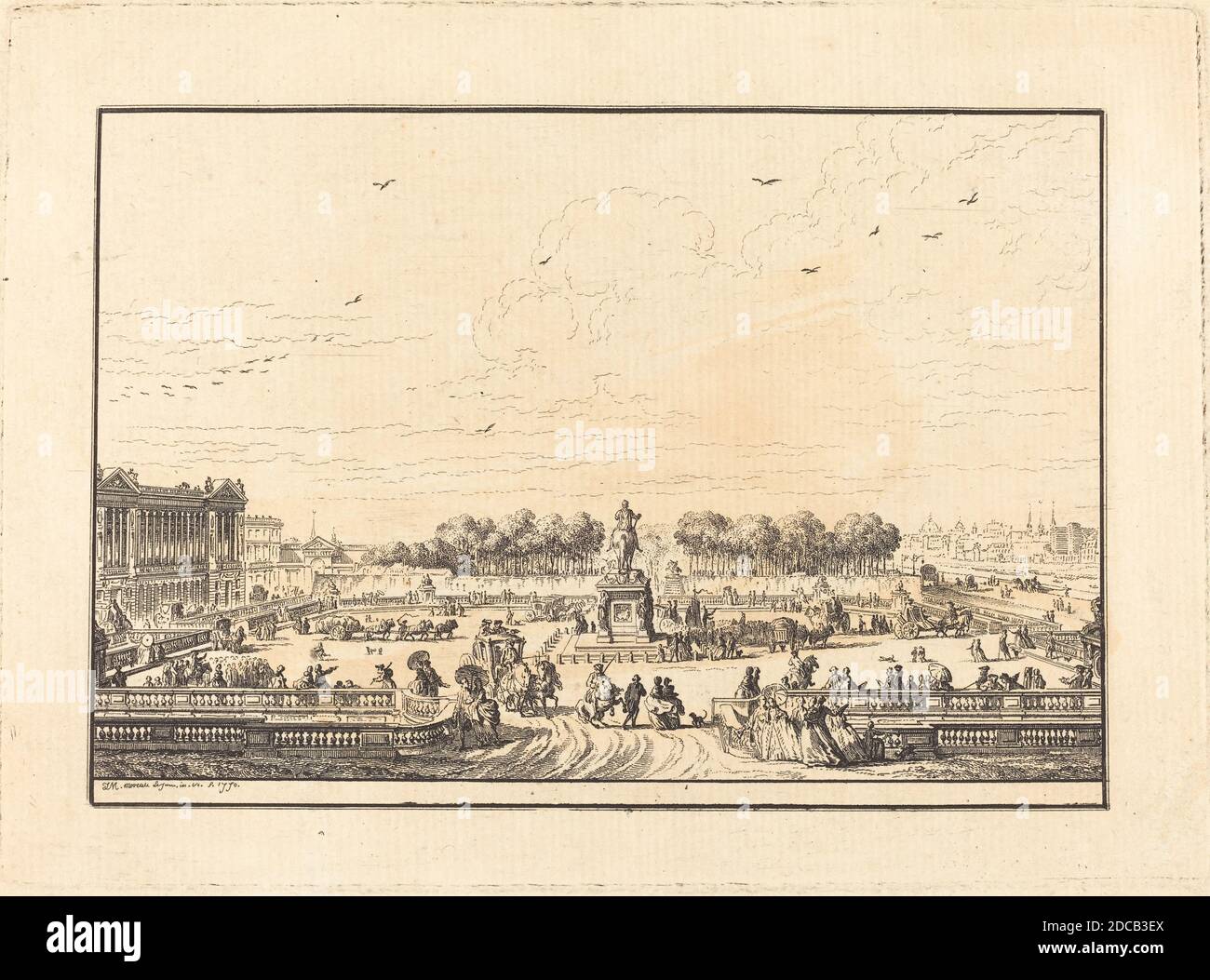 Jean-Michel Moreau the Younger, (artist), French, 1741 - 1814, Place de ...