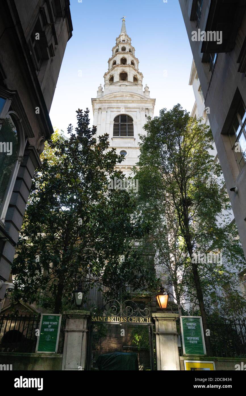 St Bride's anglican Church Stock Photo - Alamy