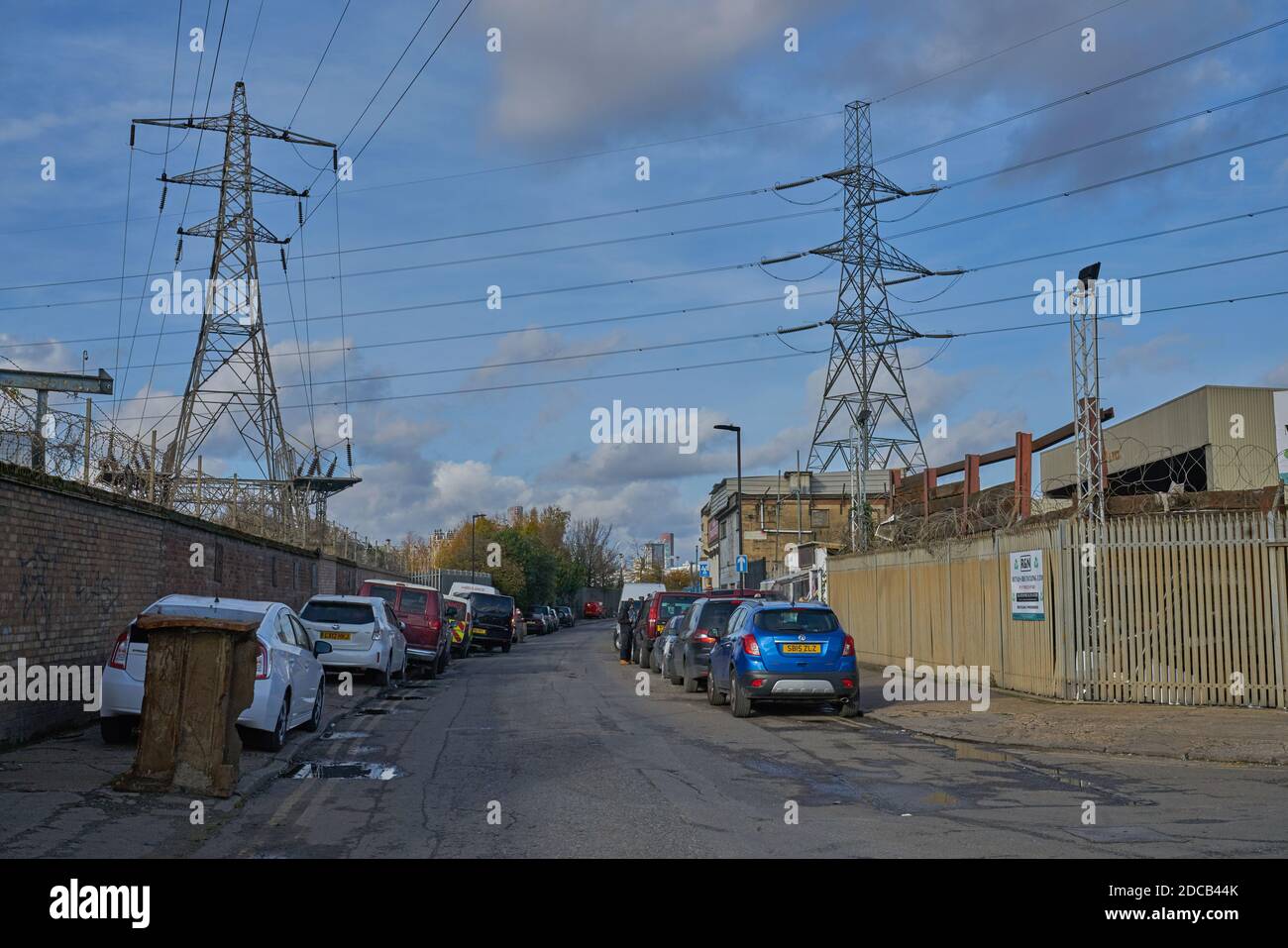 metal recyling yard, bidder street canning town Stock Photo - Alamy