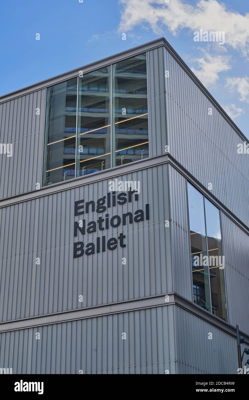 English national ballet building city island docklands Stock Photo - Alamy