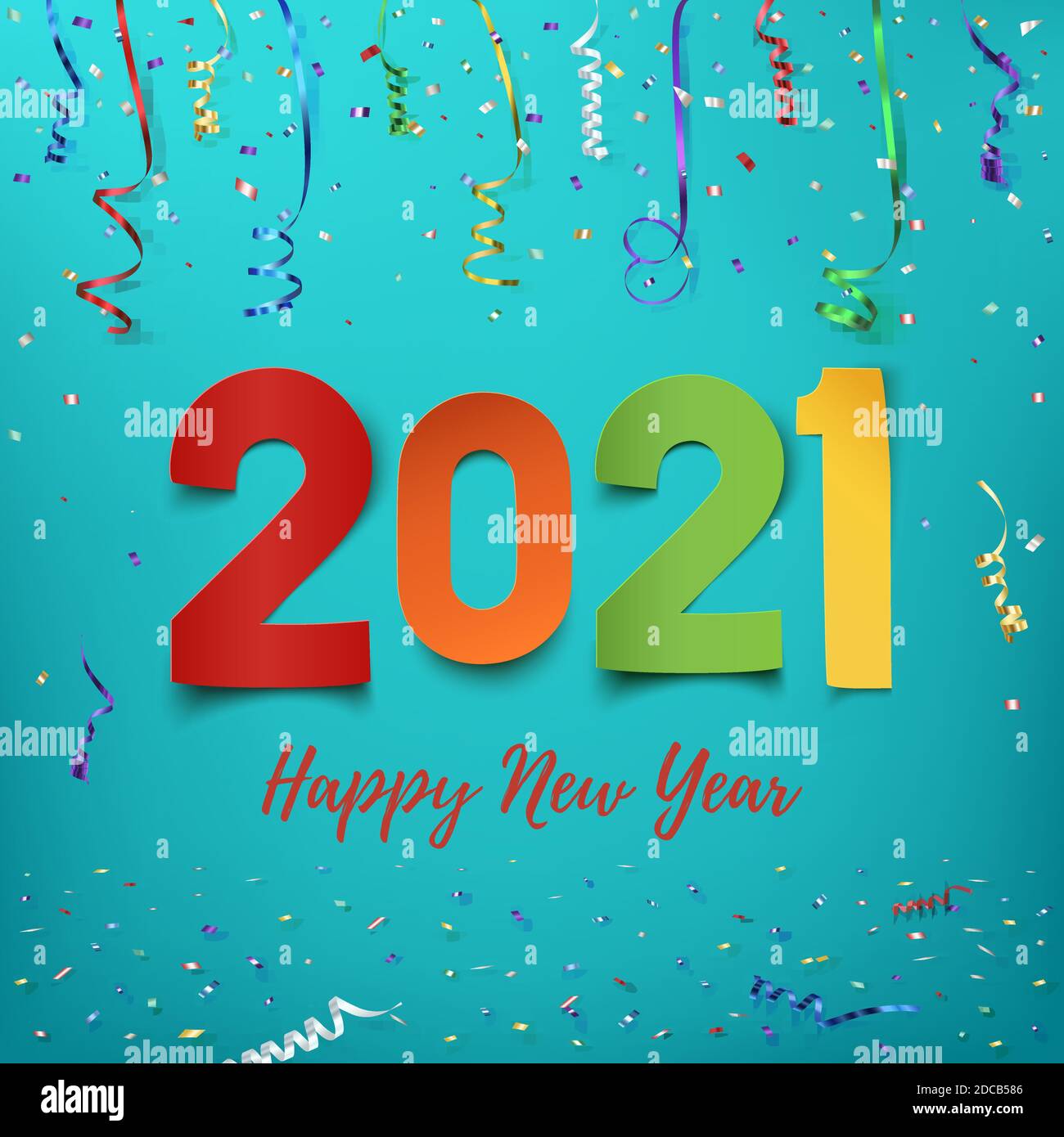 New year 2021 wallpaper Stock Vector Images - Alamy