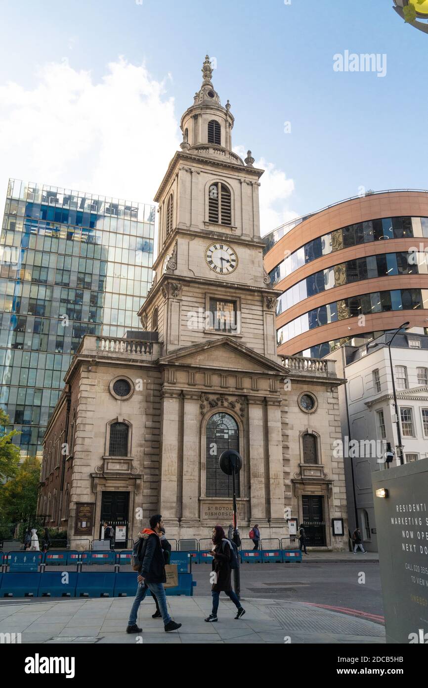 St. Botolph's without Bishopsgate church Stock Photo - Alamy