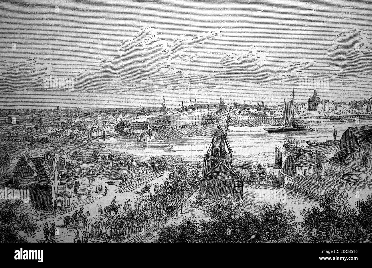 Berlin, Germany, in the middle of the 18th century, 1750 / Berlin ...
