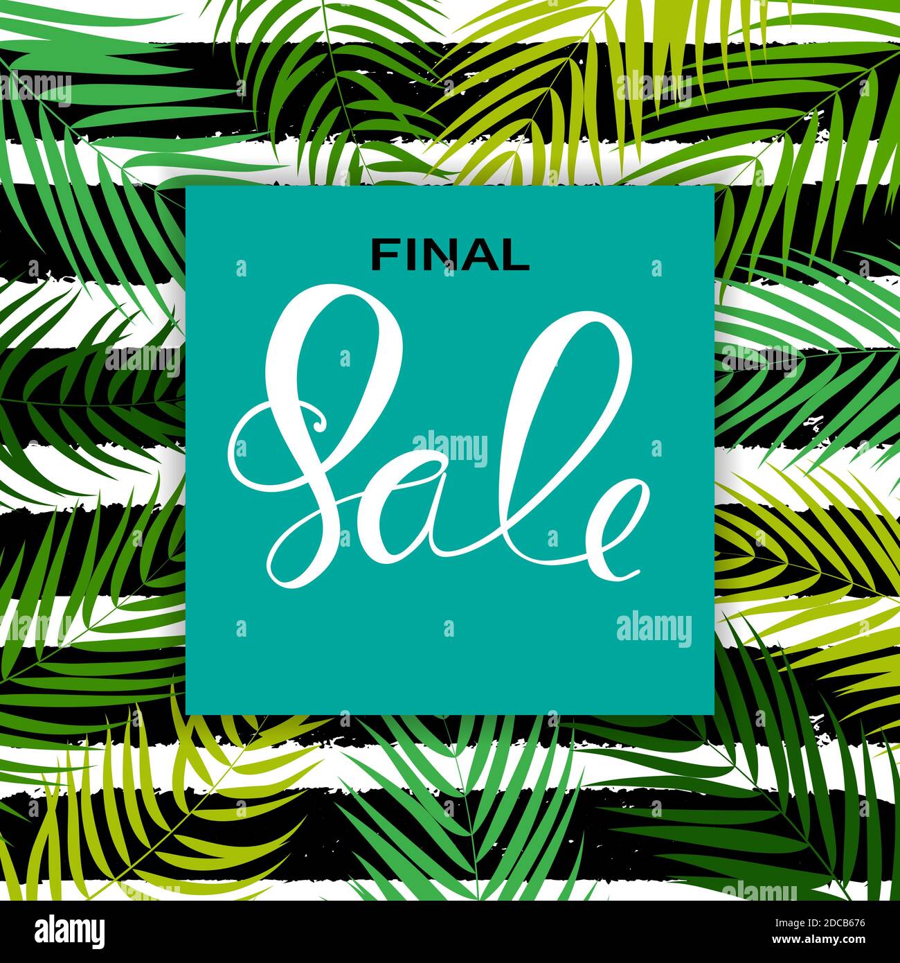 Abstract Designs Final Sale Banner Template with Frame. Illustration ...