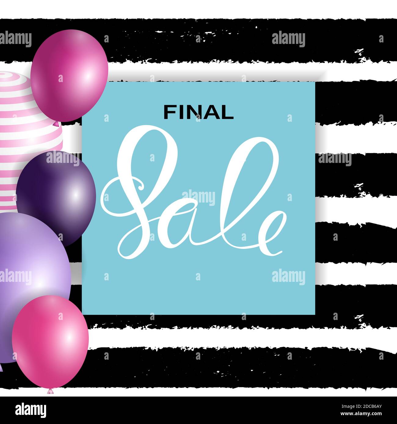 Abstract Designs Final Sale Banner Template with Frame. Illustration ...