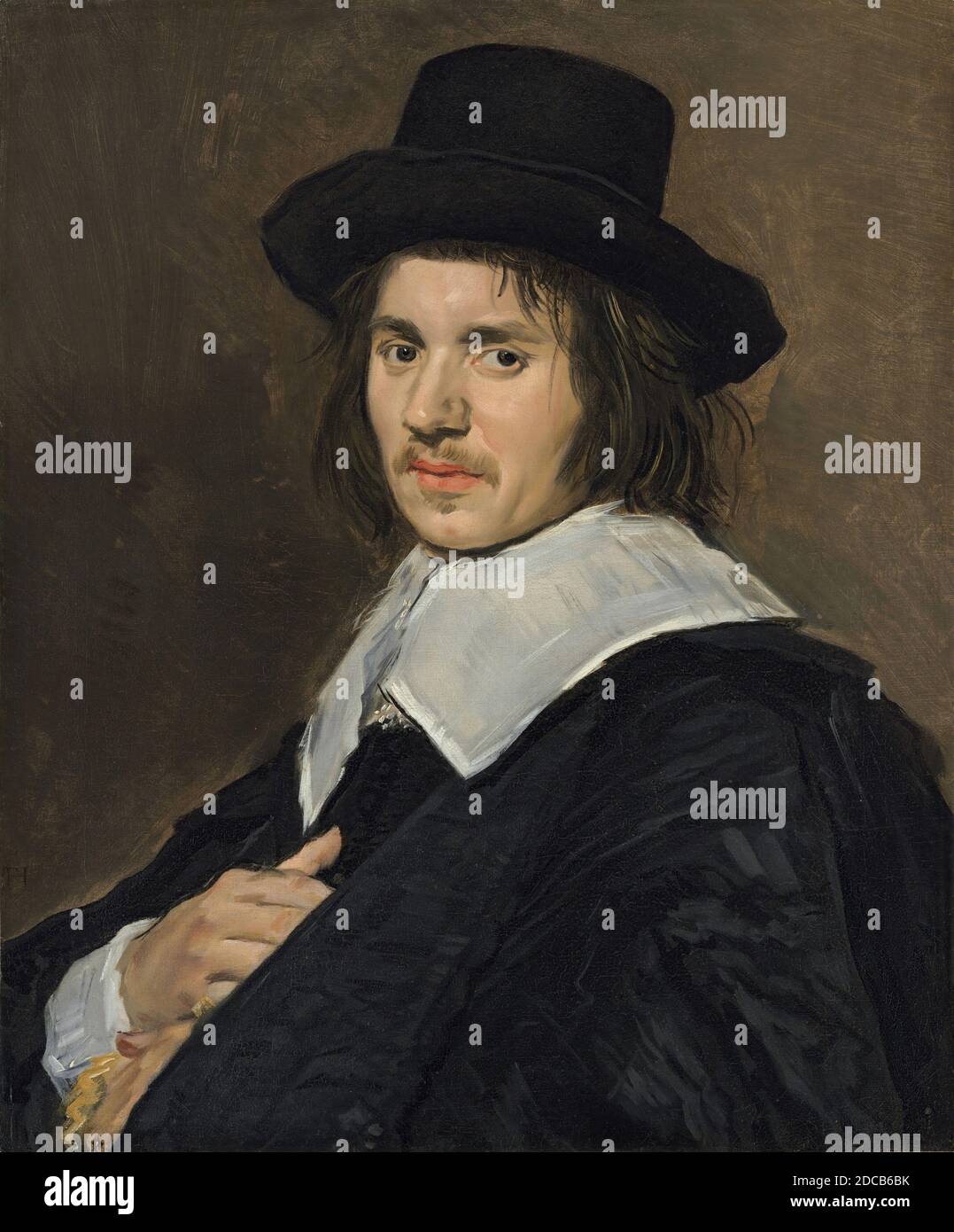 Frans Hals, (artist), Dutch, c. 1582/1583 - 1666, Portrait of a Man ...