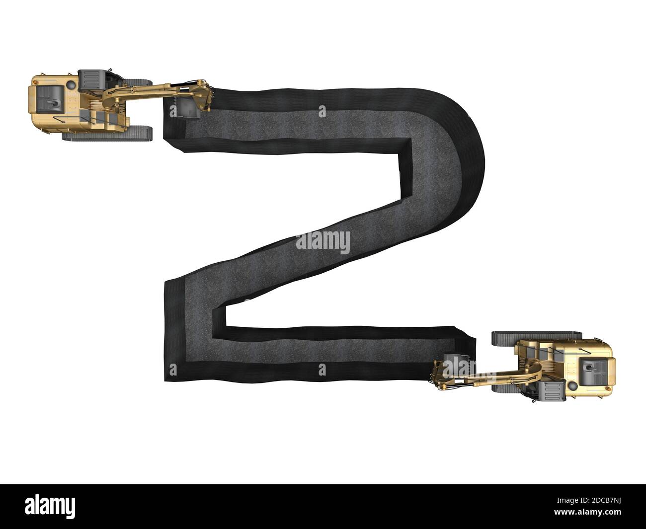 Number 2 isolated hi-res stock photography and images - Alamy