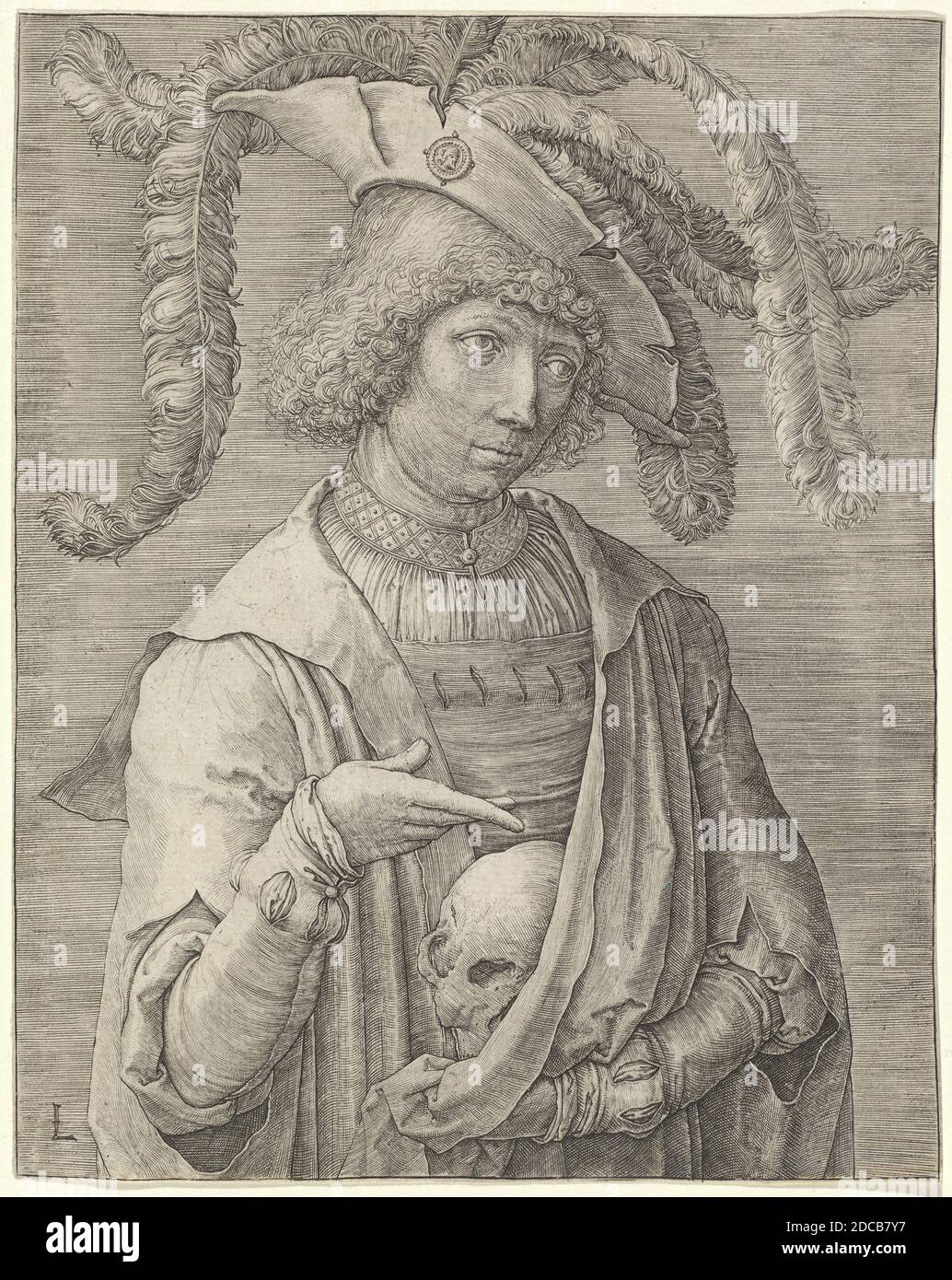 Lucas van Leyden, (artist), Netherlandish, 1489/1494 - 1533, Portrait ...
