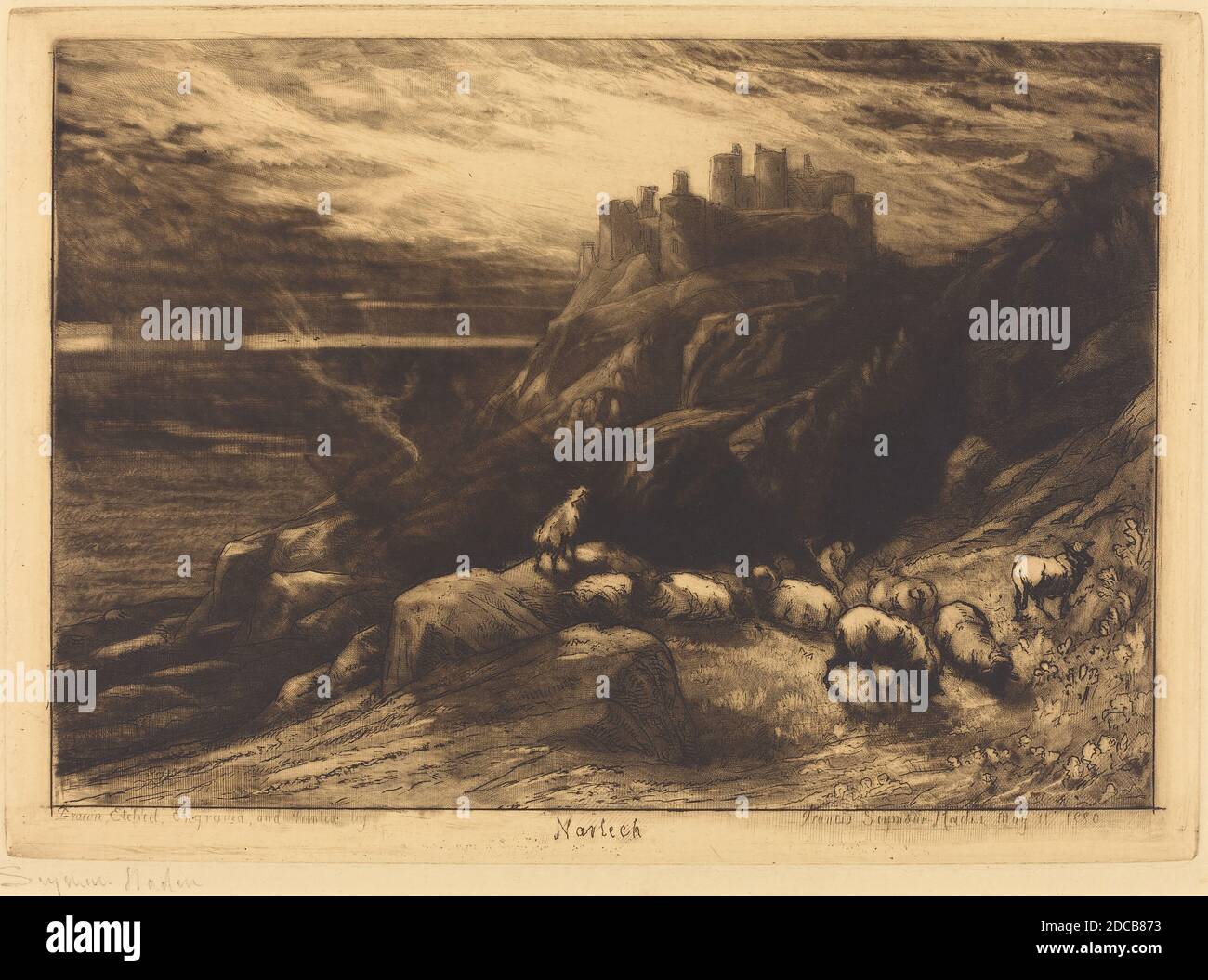 Francis Seymour Haden, (artist), British, 1818 - 1910, Harlech (No.2 ...