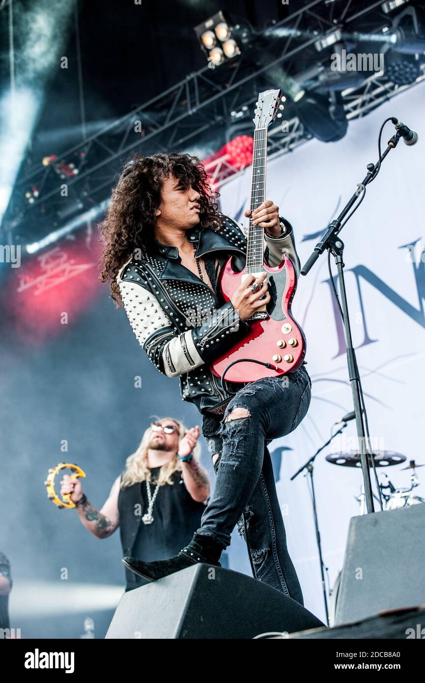 Inglorious Live in Concert at The Ramblin Man Fair Stock Photo - Alamy