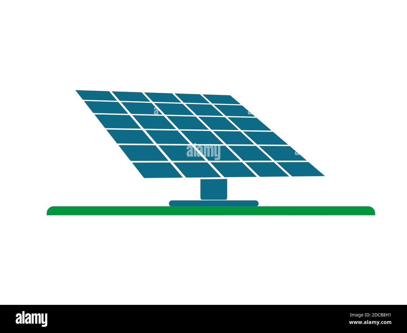 Solar Panel vector isolated on white background Stock Photo - Alamy