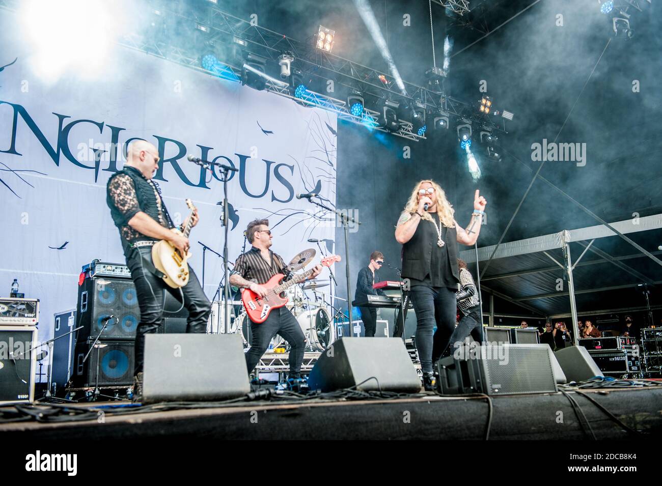 Inglorious Live in Concert at The Ramblin Man Fair Stock Photo - Alamy