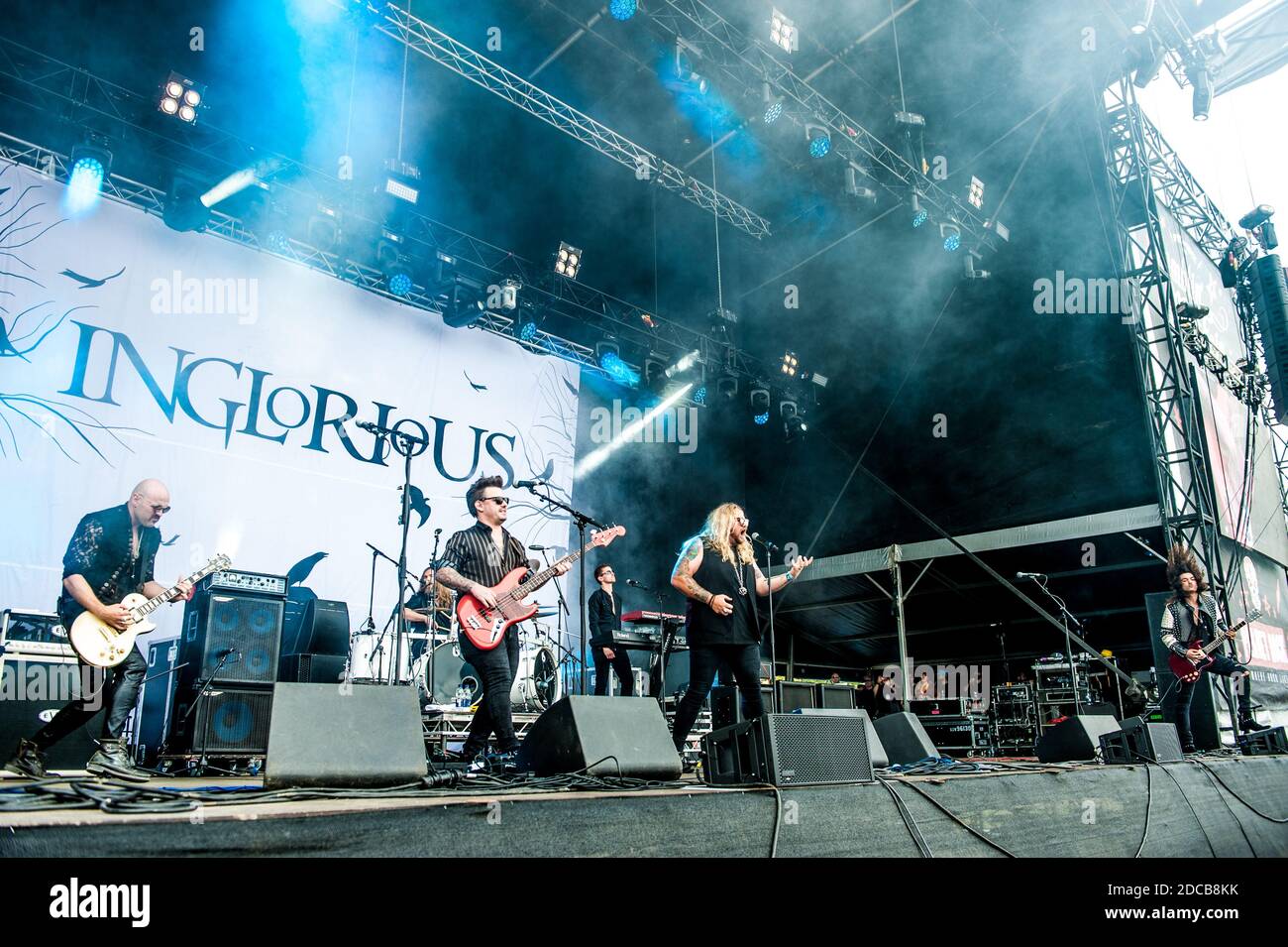 Inglorious Live in Concert at The Ramblin Man Fair Stock Photo - Alamy