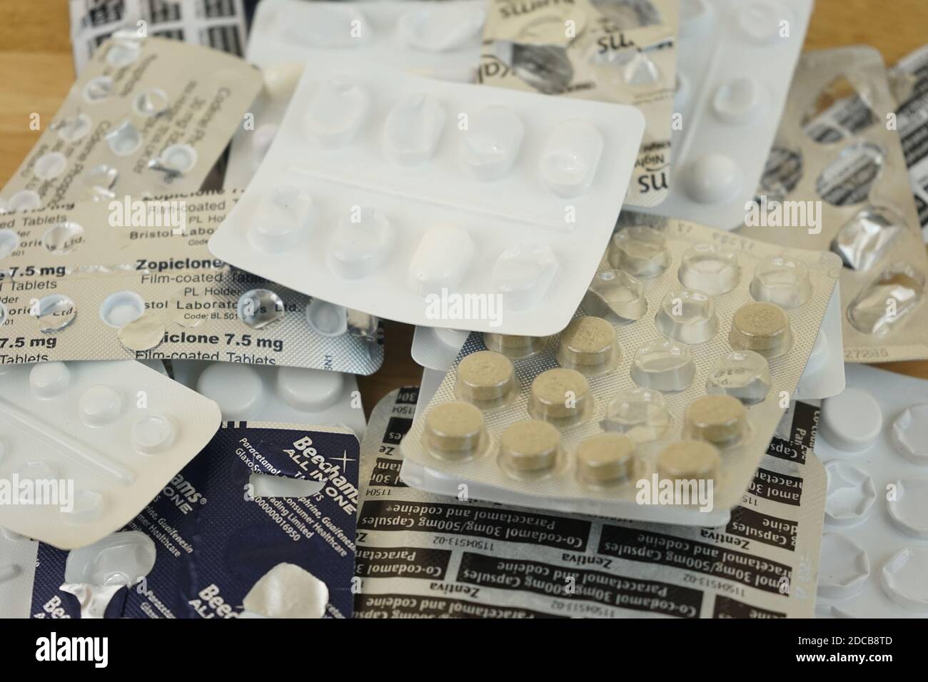 Large pile of prescribed medication tablets Stock Photo - Alamy