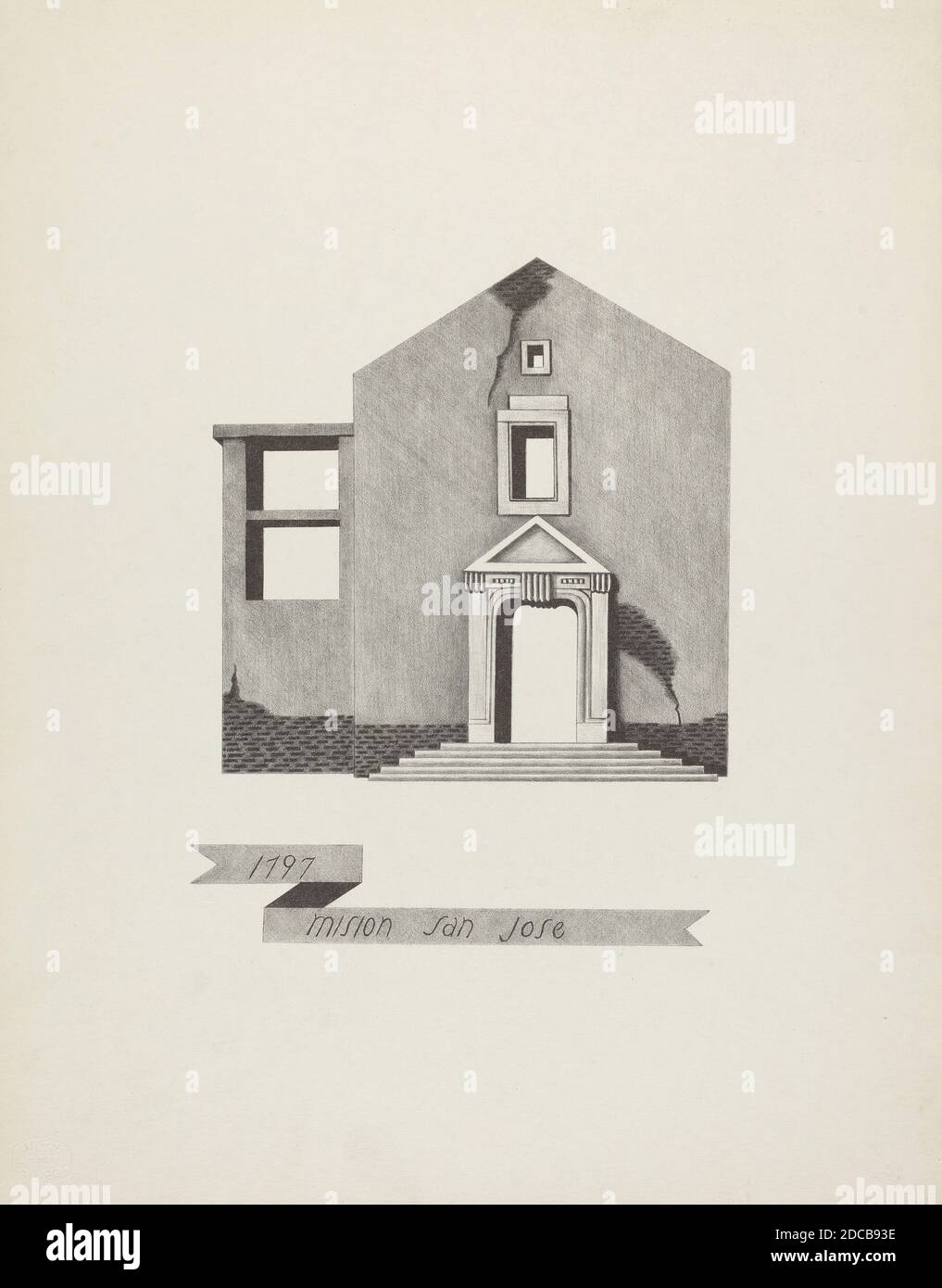 James Jones, (artist), American, active 1932 - 1942, Mision San Jose ...