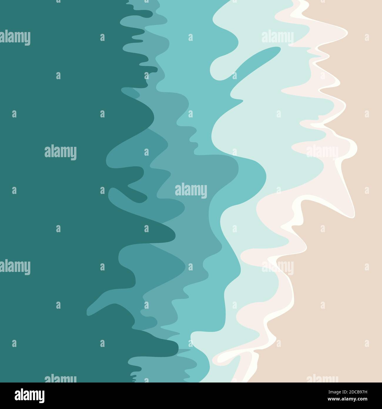 Aerial landscape marine resort beach Stock Vector Images - Alamy