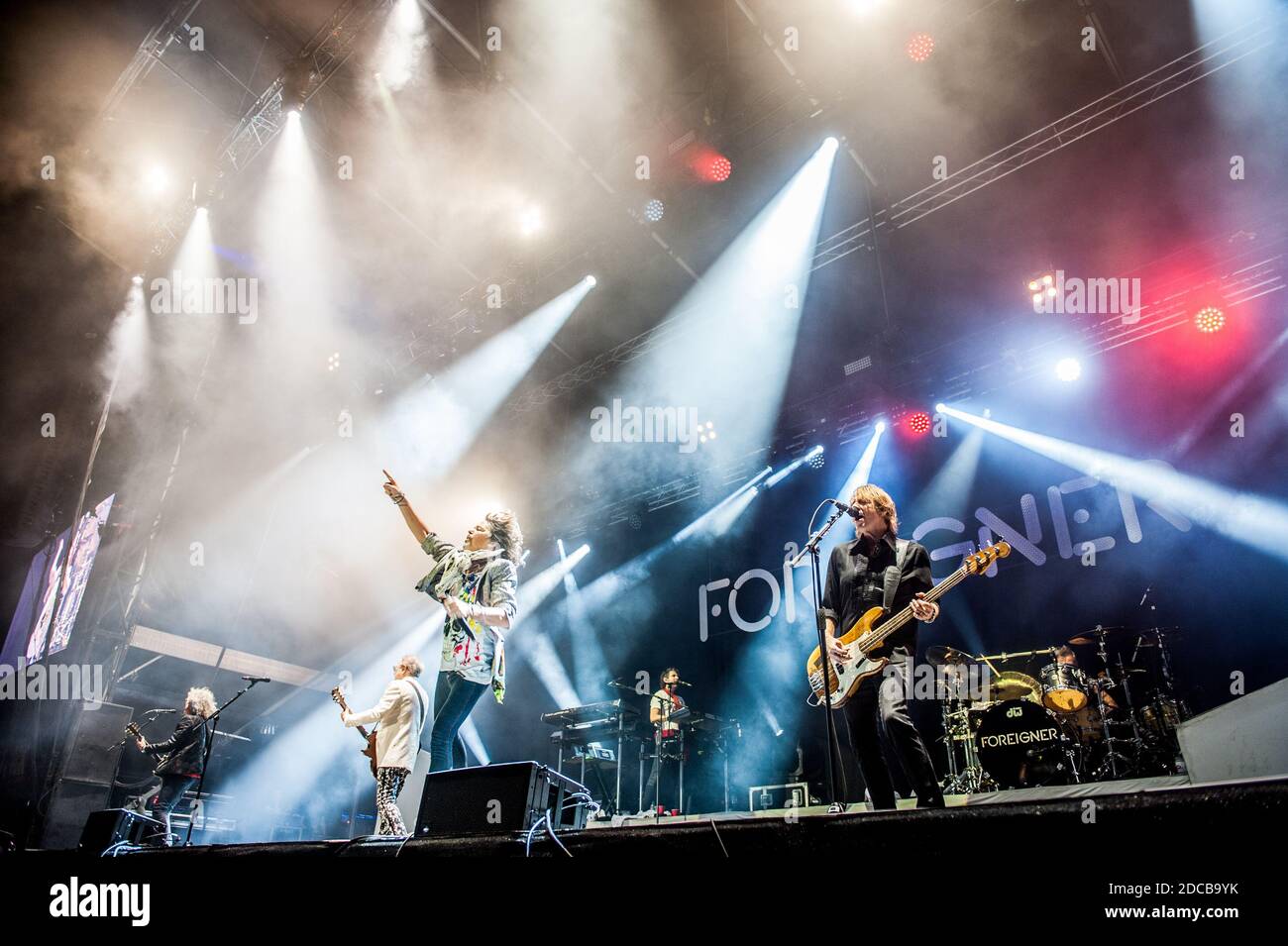 Foreigner Live in Concert Stock Photo - Alamy