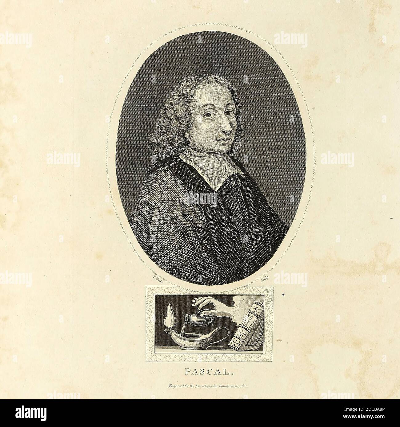 Blaise pascal french mathematician physicist hi-res stock photography ...