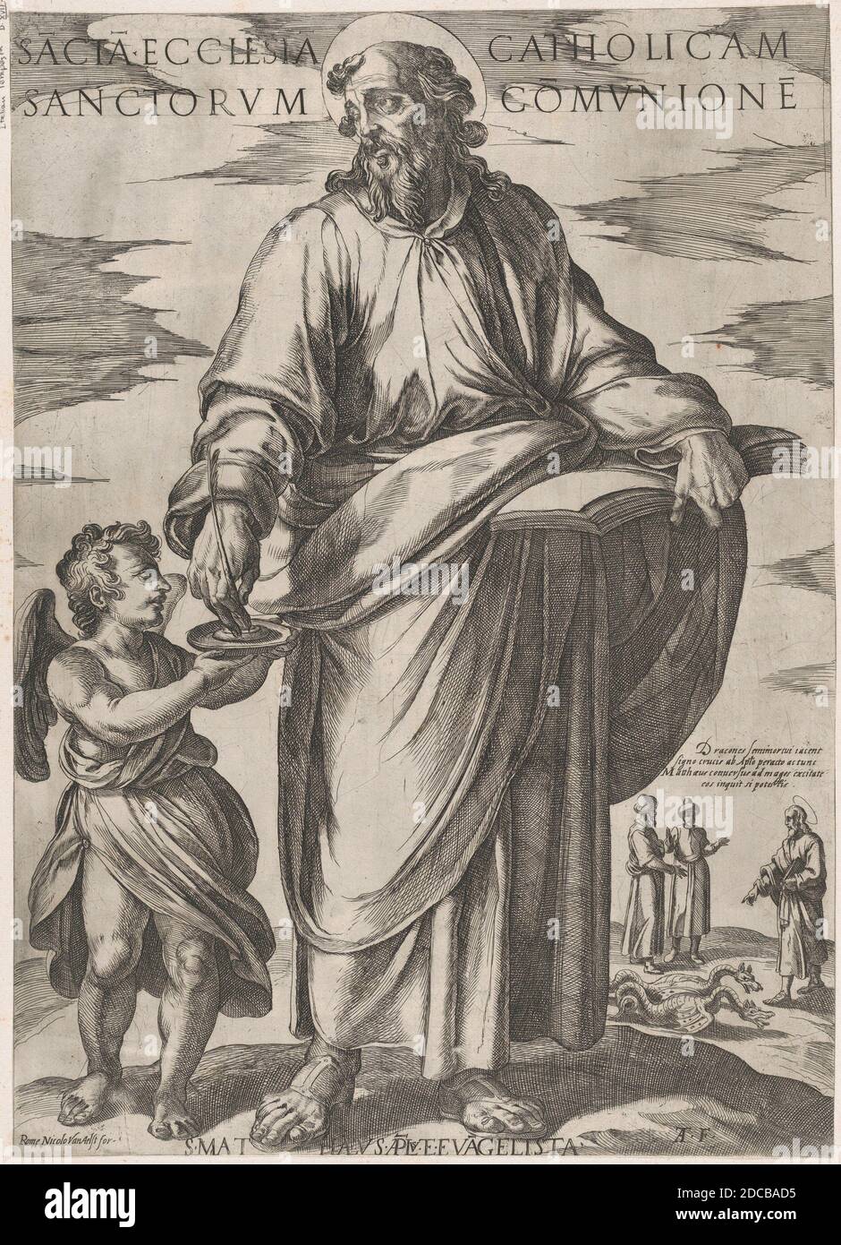 St. Matthew, from 'Christ, Mary, and the Apostles', ca. 1590-ca. 1610 ...