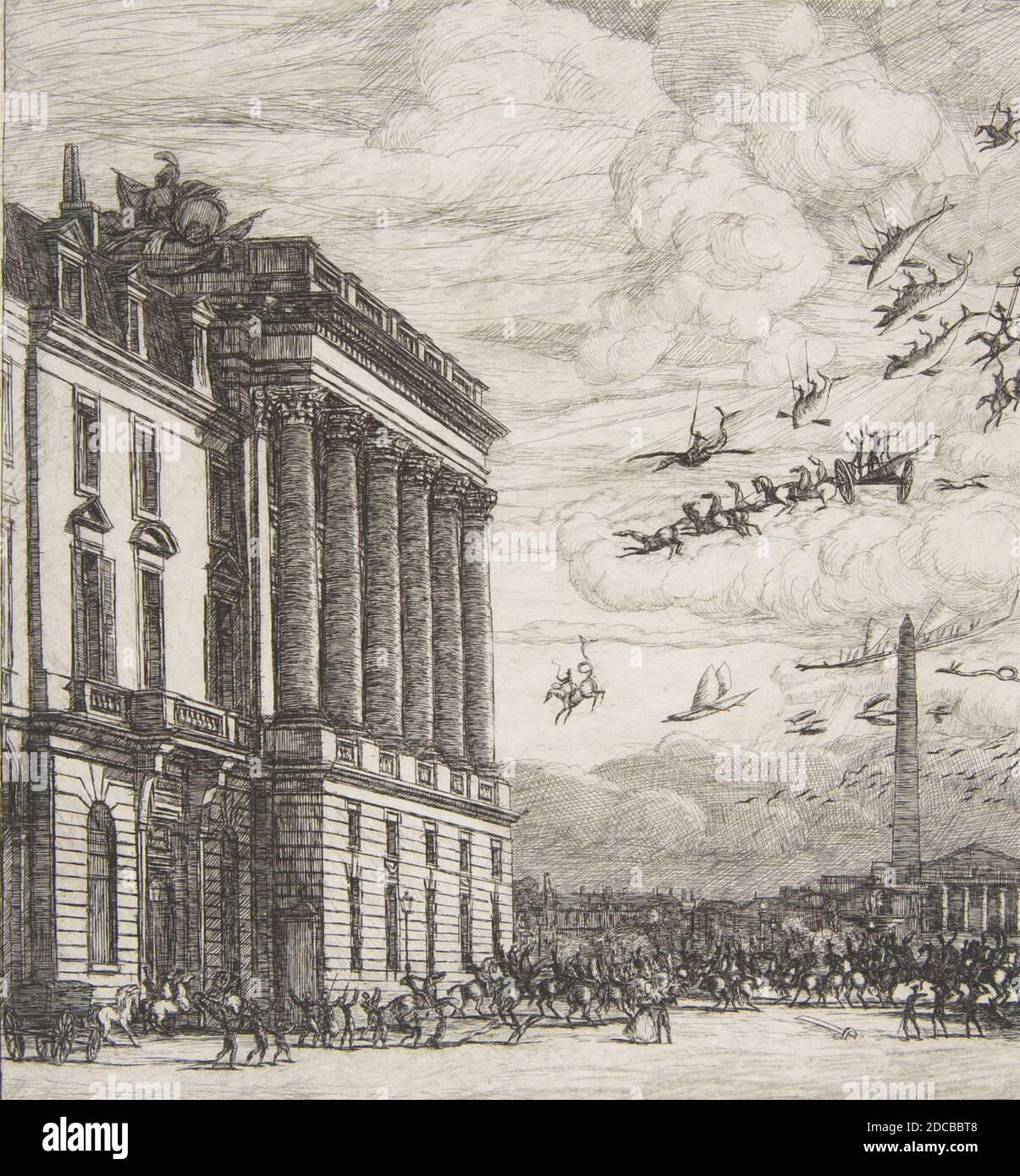 Le Ministère de la Marine (the Admiralty, Paris), 1865 Stock Photo - Alamy