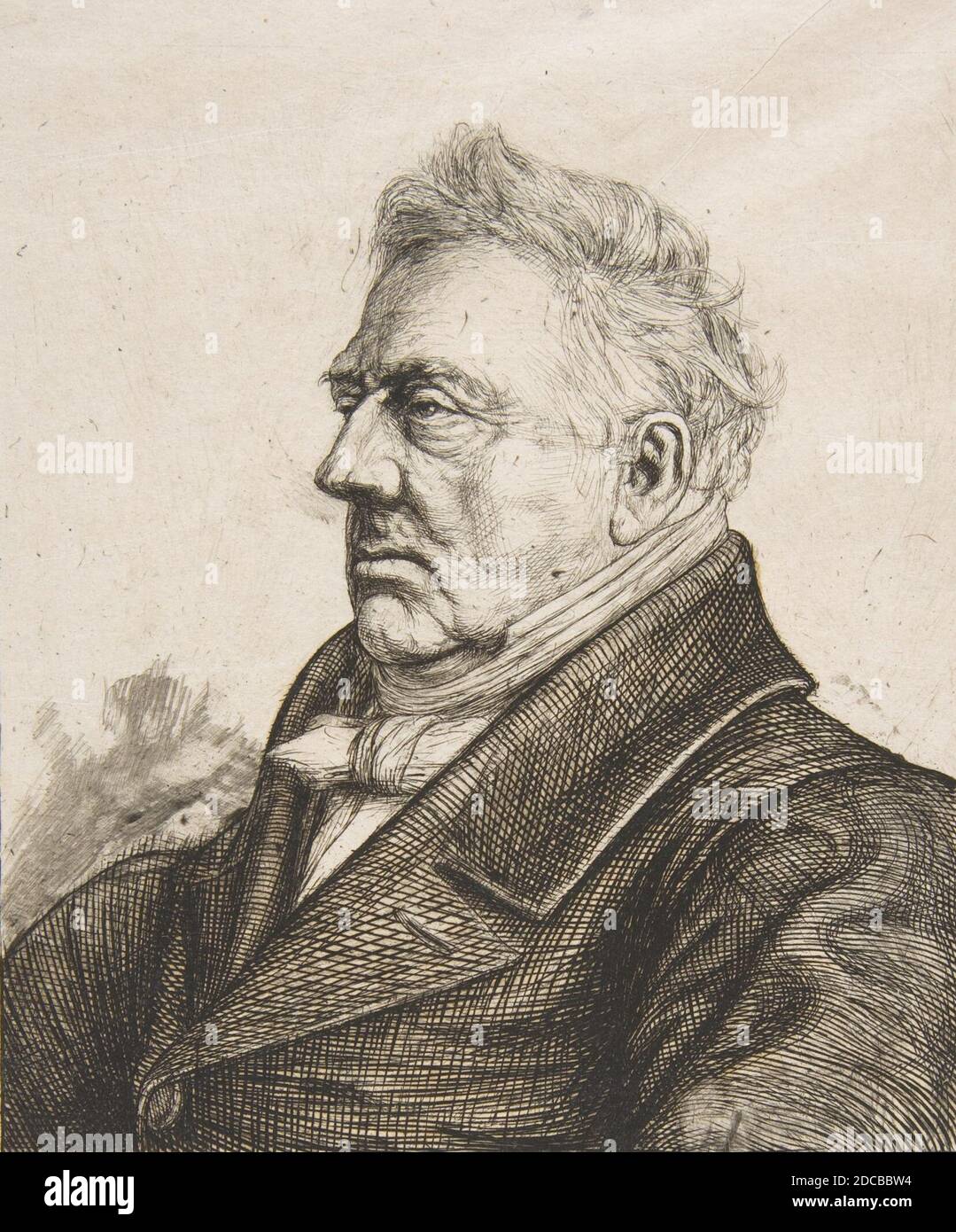 The Breton archaeologist Louis Jacques Marie Bizeul, after a photograph ...