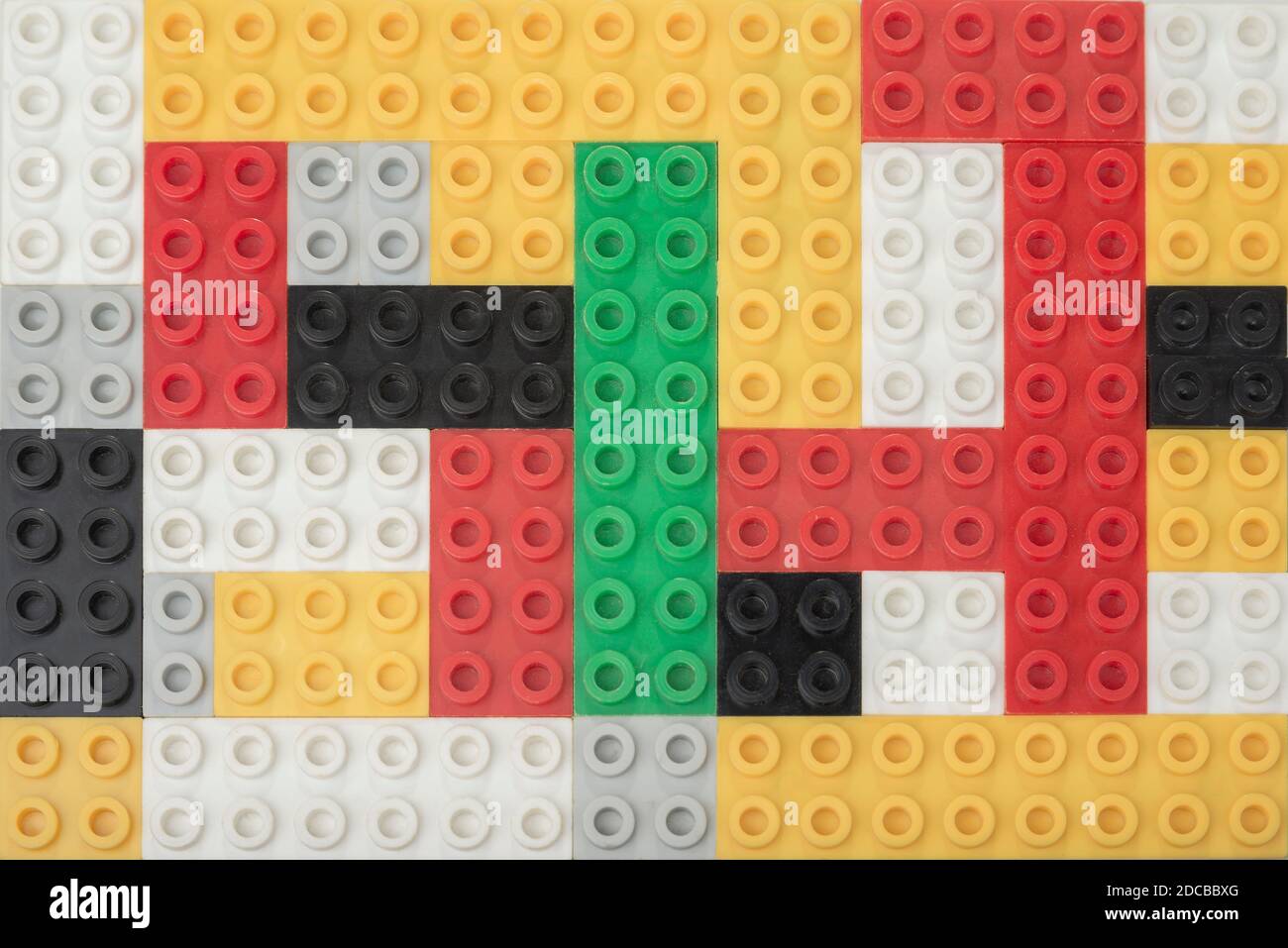 Colorful Lego blocks. Building and creative skills for child Stock ...