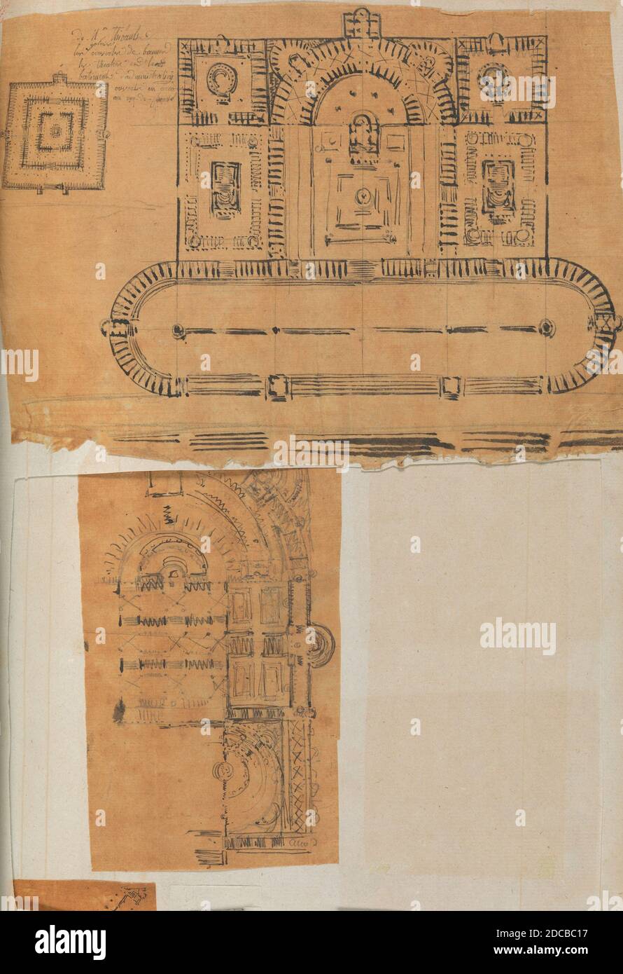 Architectural drawings 1800 hi-res stock photography and images - Alamy
