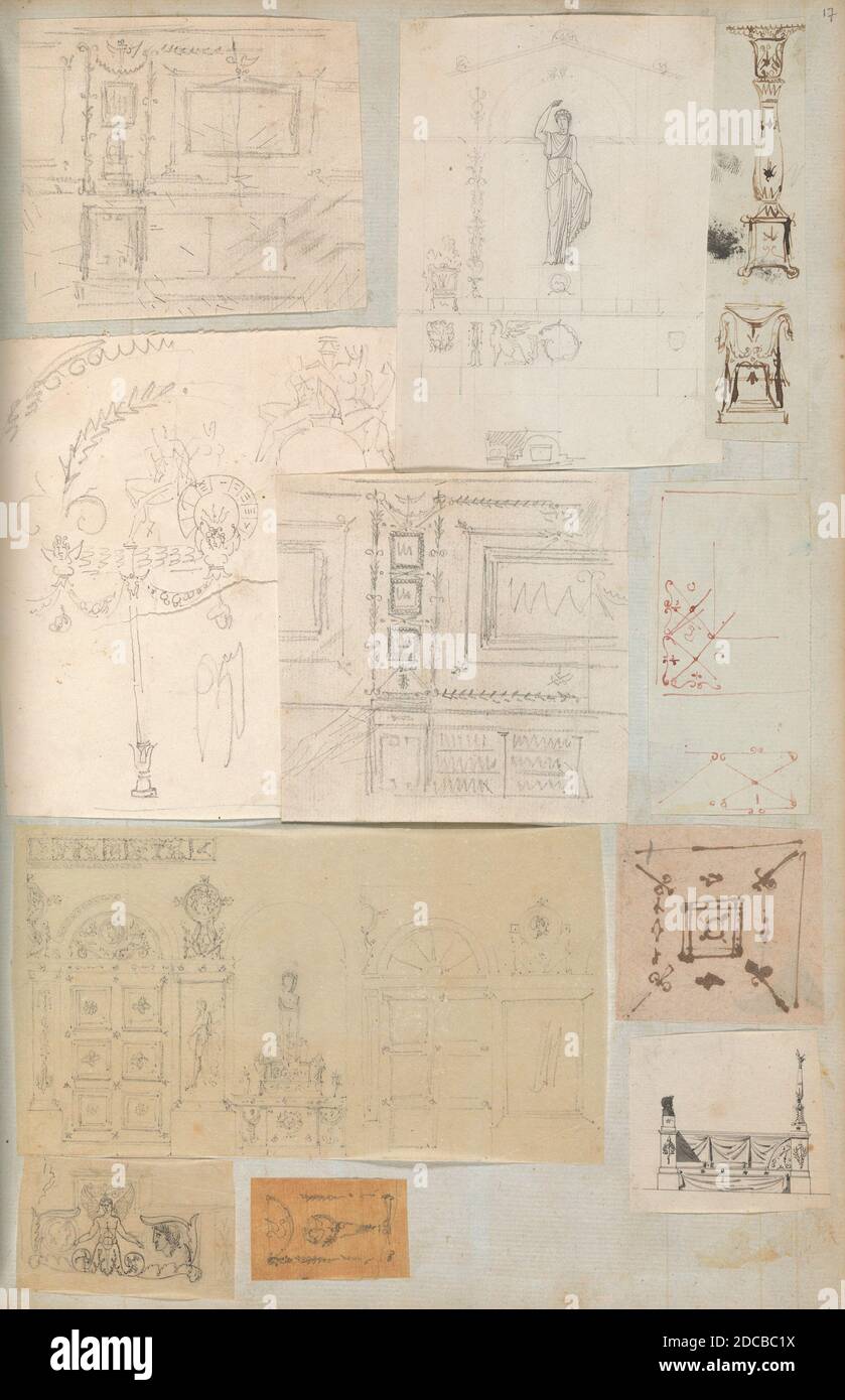 Architectural drawings 1800 hi-res stock photography and images - Alamy