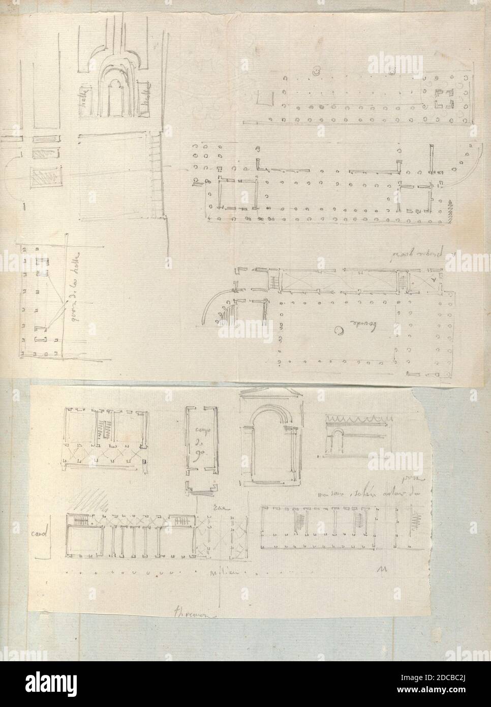 Architectural drawings 1800 hi-res stock photography and images - Alamy