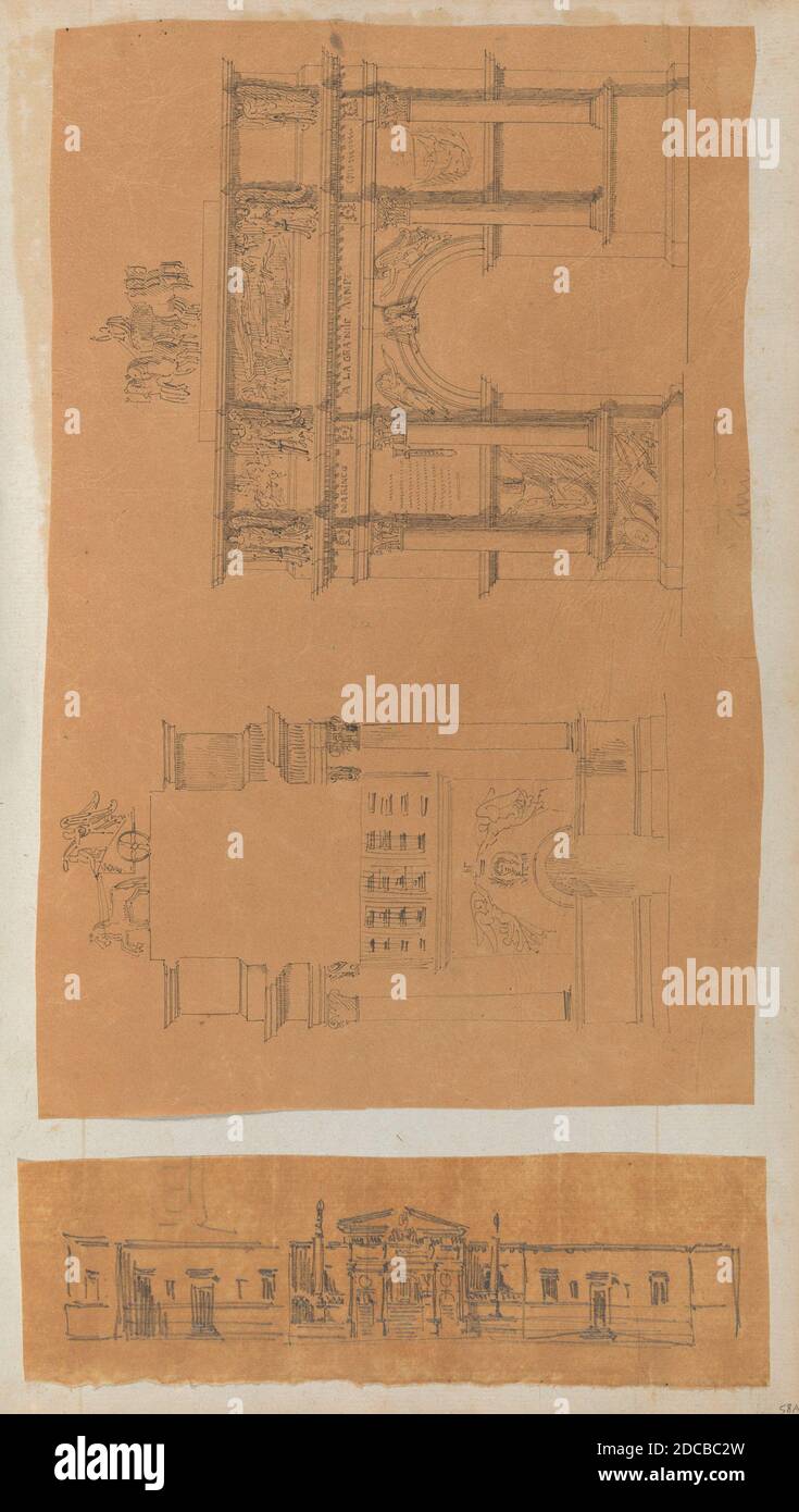 Architectural drawings 1800 hi-res stock photography and images - Alamy