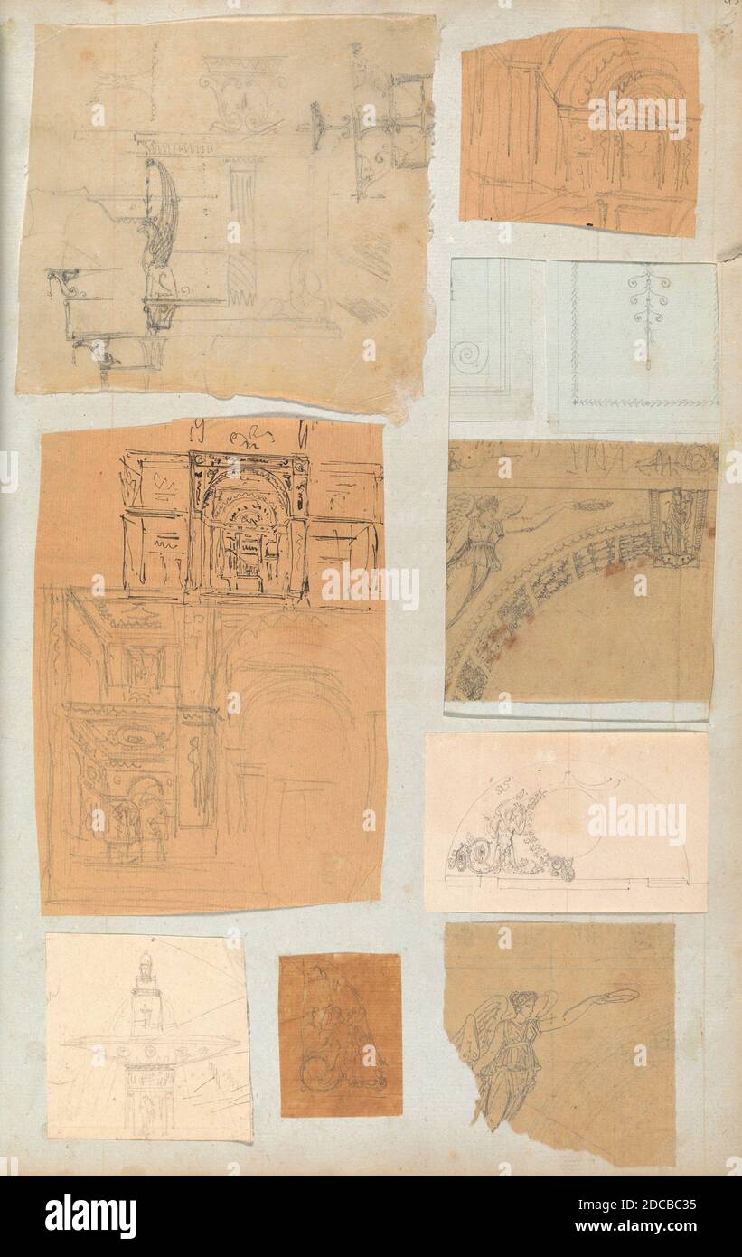 Architectural drawings 1800 hi-res stock photography and images - Alamy