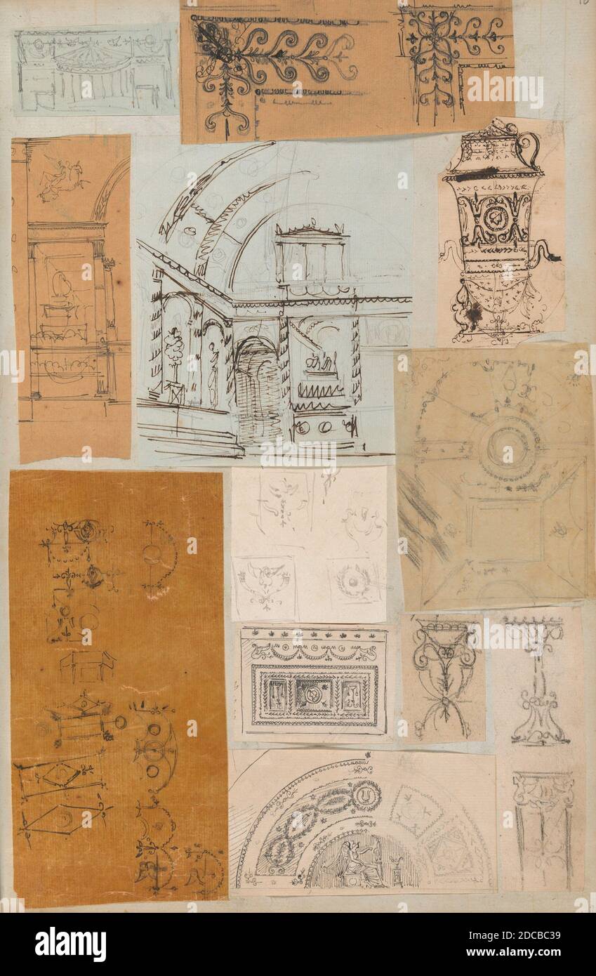 Architectural drawings 1800 hi-res stock photography and images - Alamy