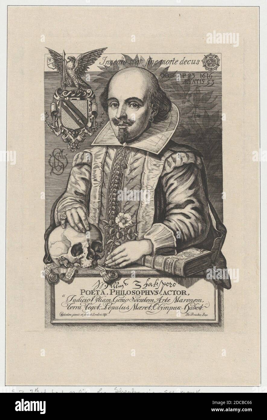Shakespeare coat of arms hi-res stock photography and images - Alamy