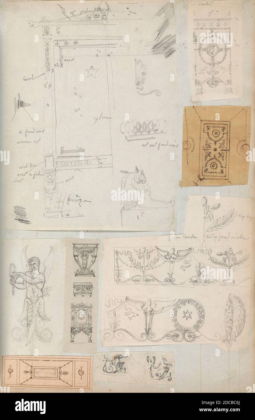 Architectural drawings 1800 hi-res stock photography and images - Alamy