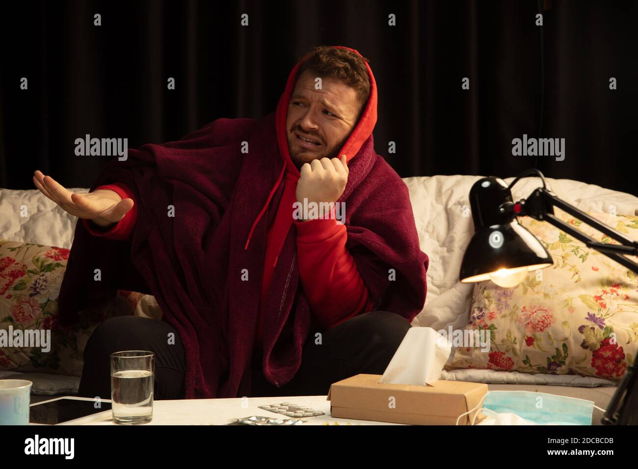 Angry patient man hi-res stock photography and images - Alamy