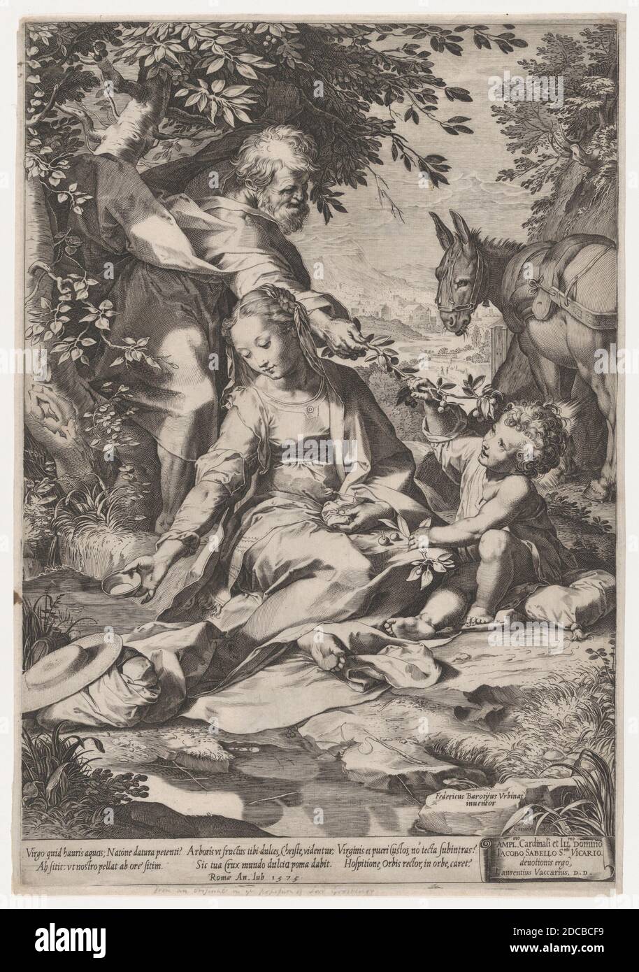 The Rest on the Return from Egypt, 1575 Stock Photo - Alamy