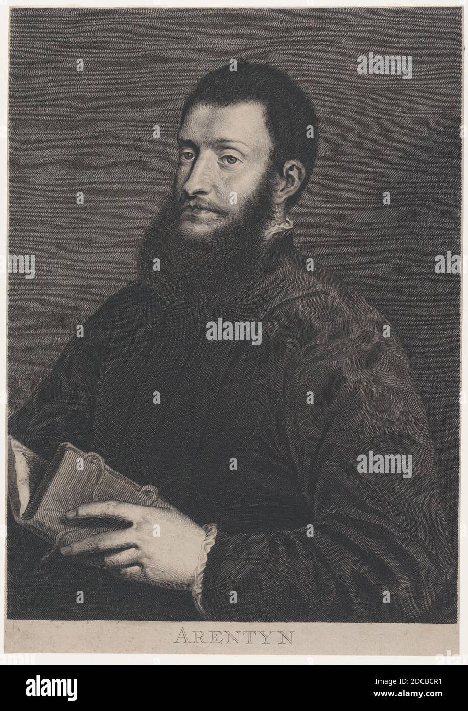 Portrait of Pietro Aretino, ca. 1655-1660 Stock Photo - Alamy