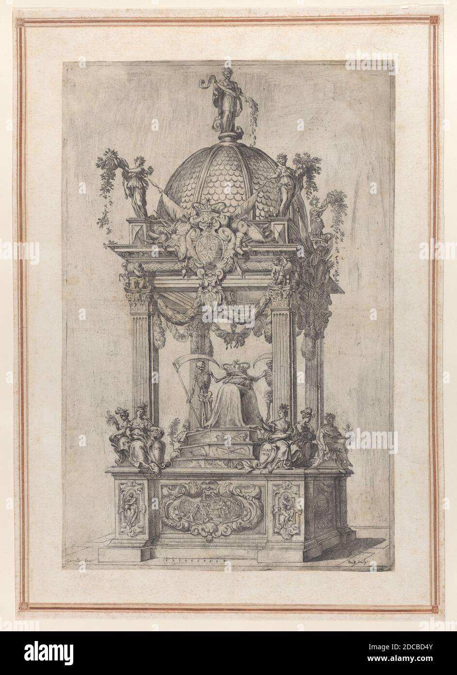 The Catafalque of Philip IV of Spain, ca. 1665 Stock Photo - Alamy