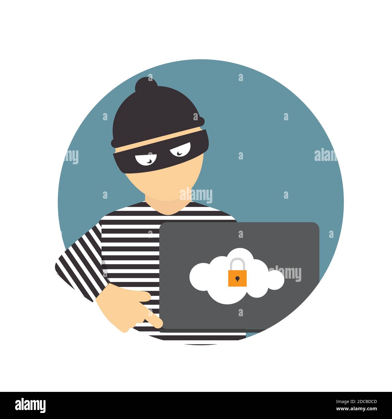 Money cyber fraud icons Cut Out Stock Images & Pictures - Alamy