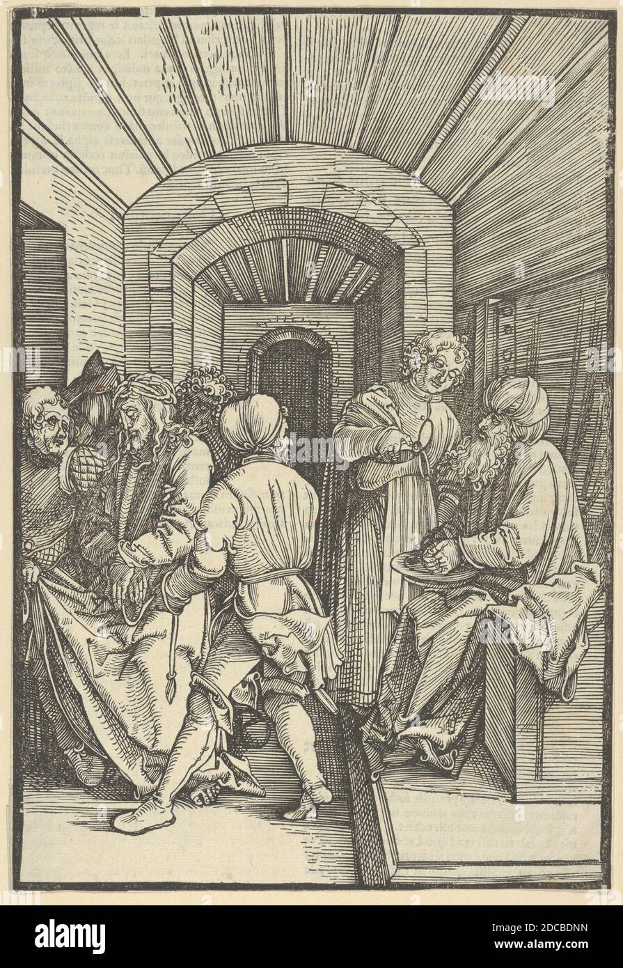 Pilate Washing his Hands, from Speculum passionis domini nostri Ihesu ...