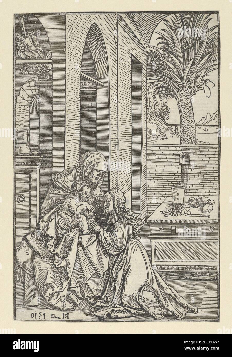 Virgin and Child with Saint Anne, 1510 Stock Photo - Alamy