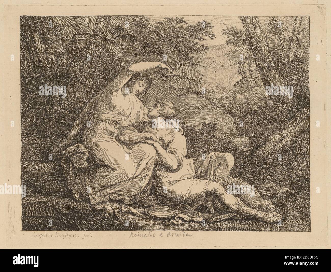 Angelica Kauffmann, (artist), Swiss, 1741 - 1807, Rinaldo and Armida ...