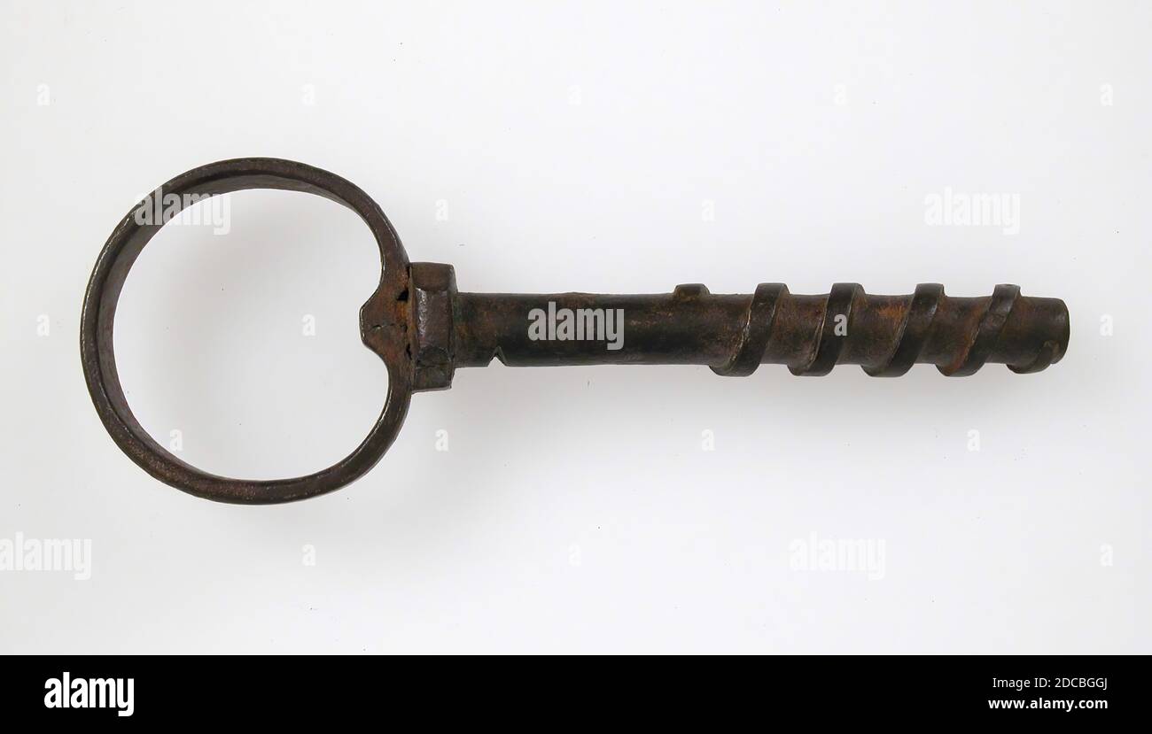 Spiral Key, German, early 16th century Stock Photo - Alamy