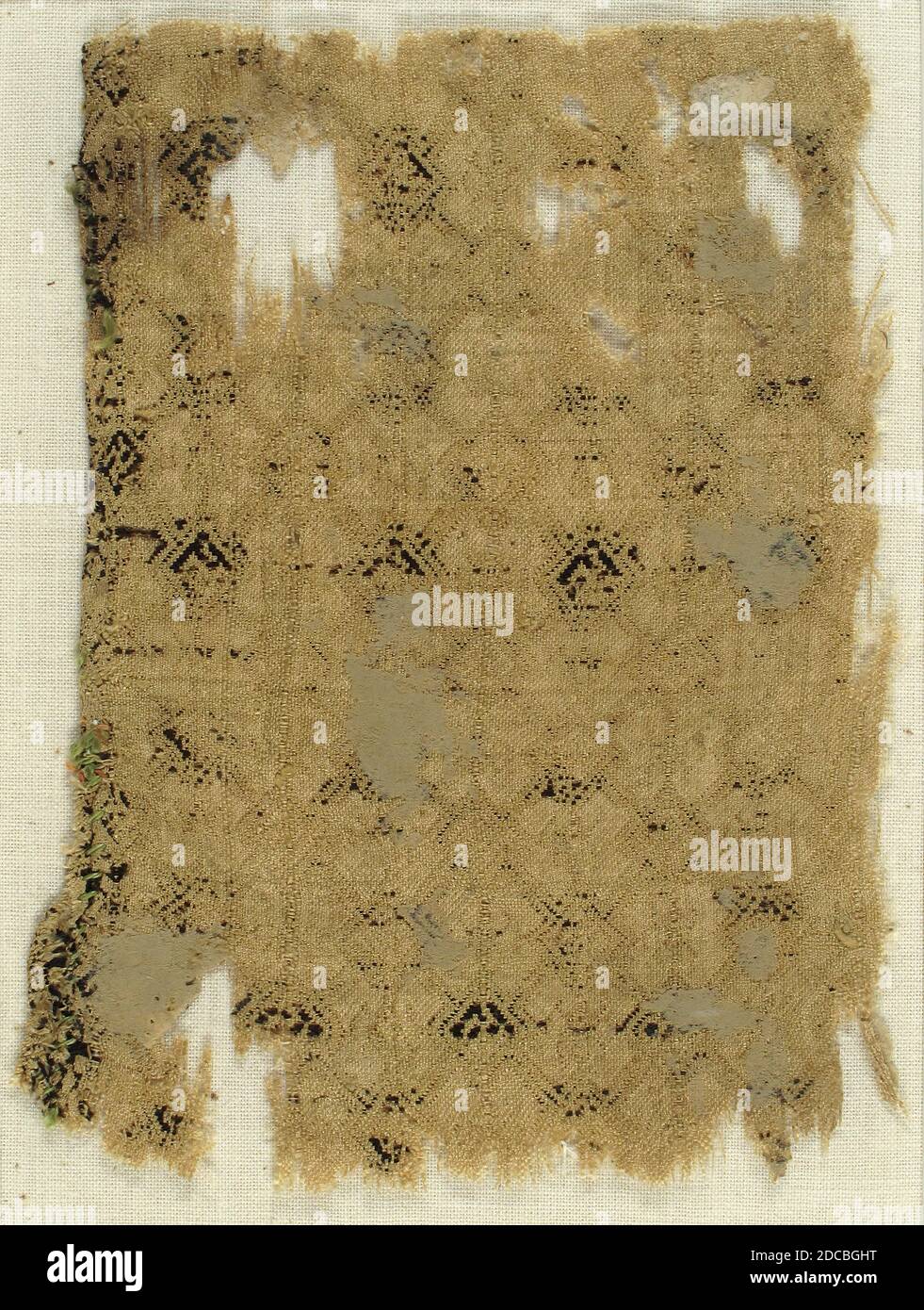 Textile withTrellis Pattern, German, 15th century Stock Photo - Alamy