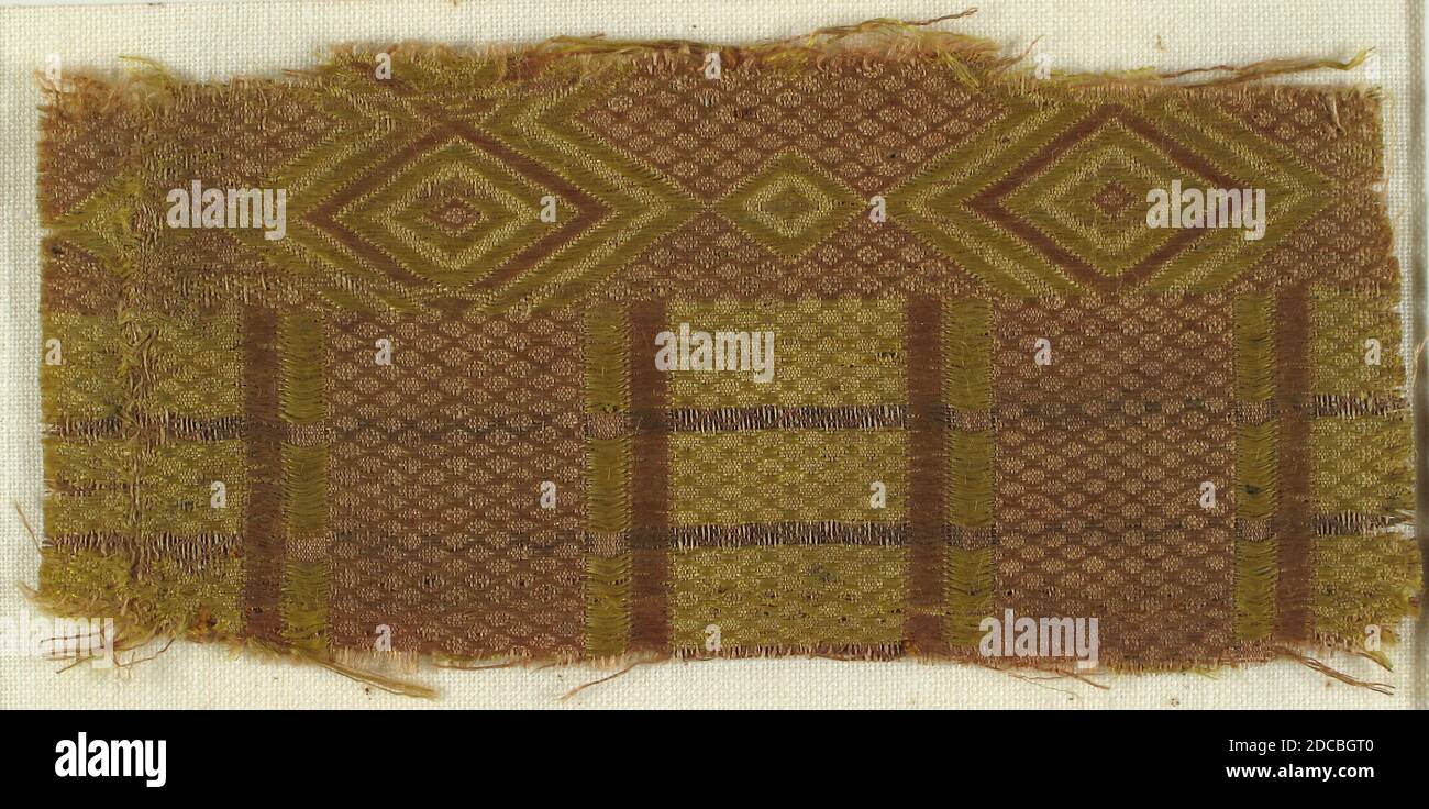 Textile with Geometrical Designs, German, 15th century Stock Photo - Alamy