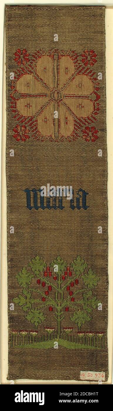 Textile, German, 15th century Stock Photo - Alamy