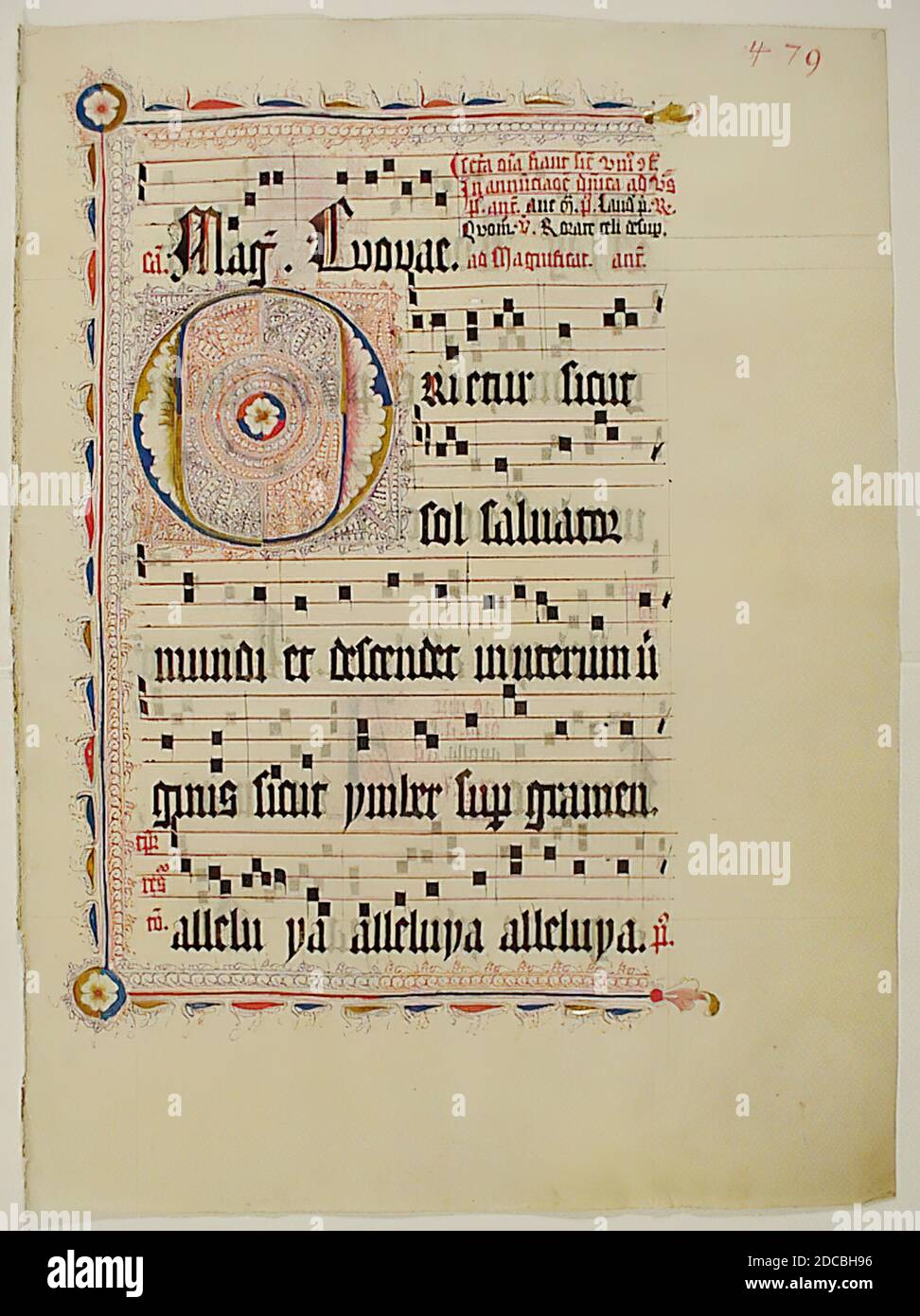 Decorative letter o medieval hi-res stock photography and images - Alamy