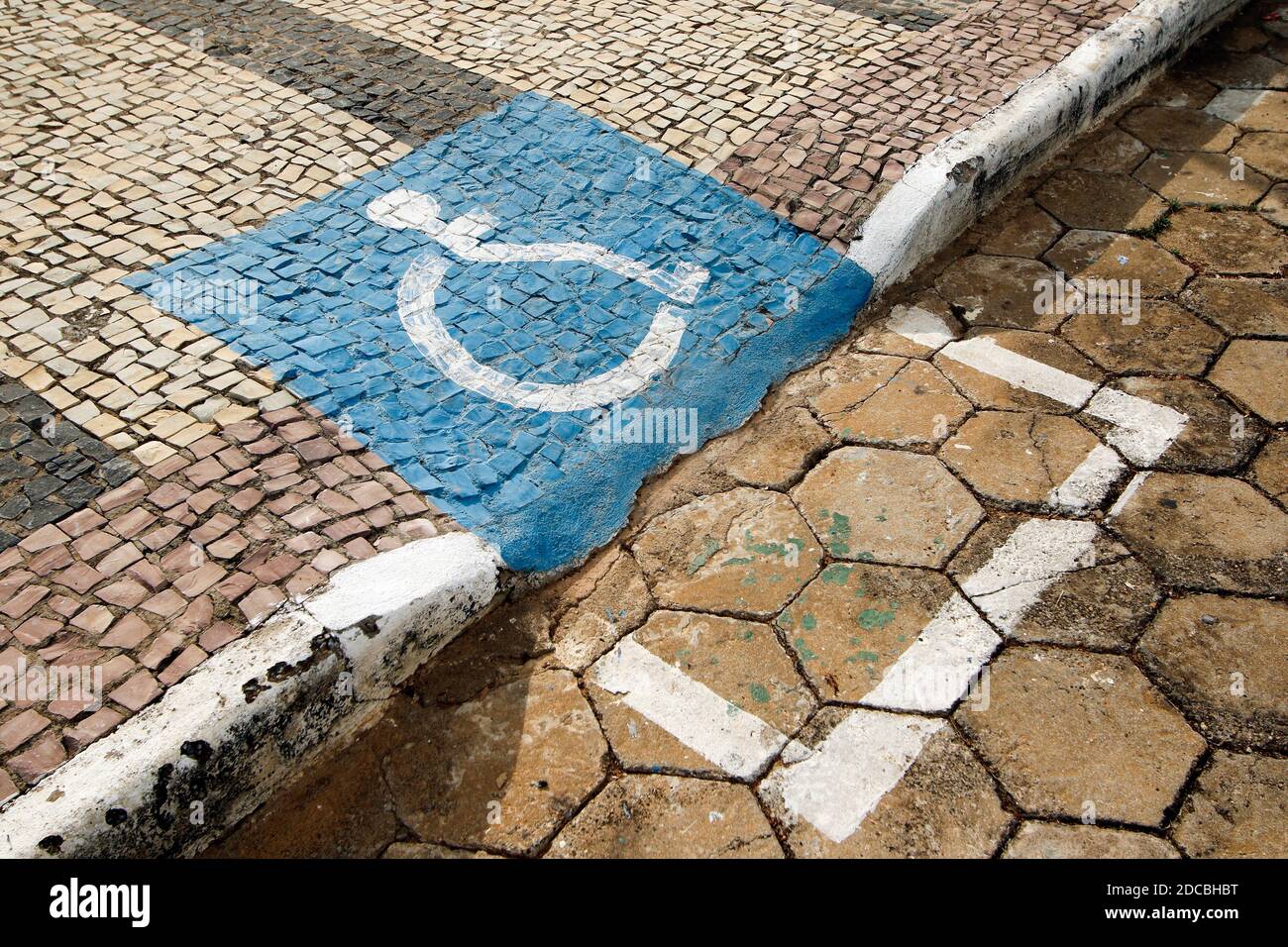 accessibility ramp for wheelchair users with accessibility symbol ...